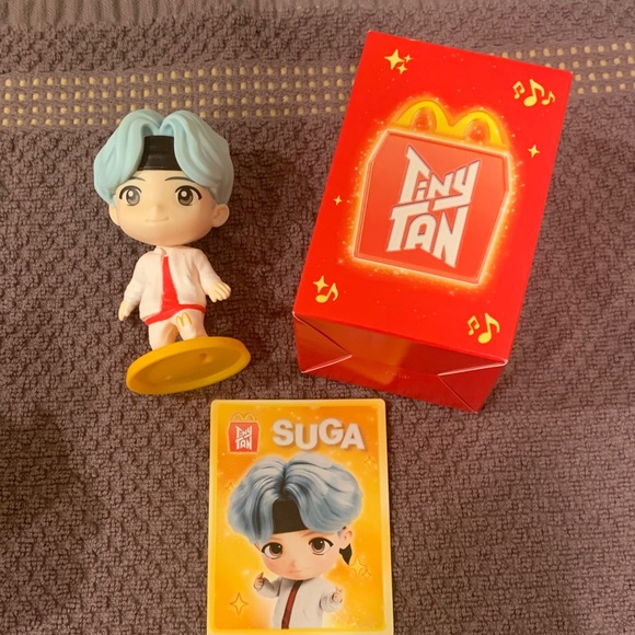 McDonald's | Toys | Bts Mcdonalds Suga Tiny Tan Suga Figure With Blue ...